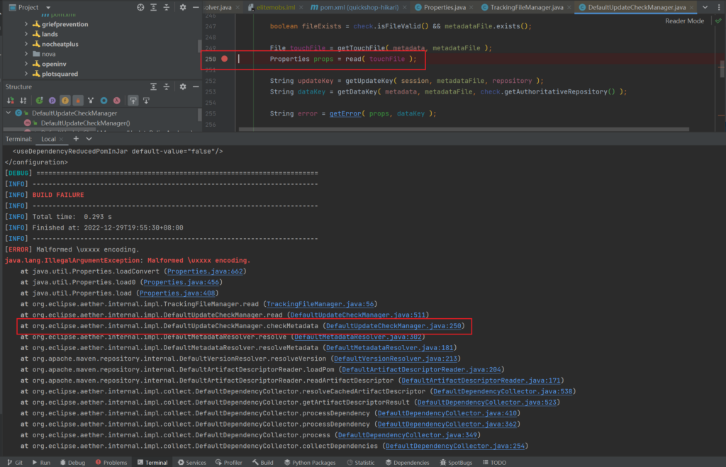 调试解决 Javalangillegalargumentexception Malformed Uxxxx Encoding 编译错误 Ghostchus Blog