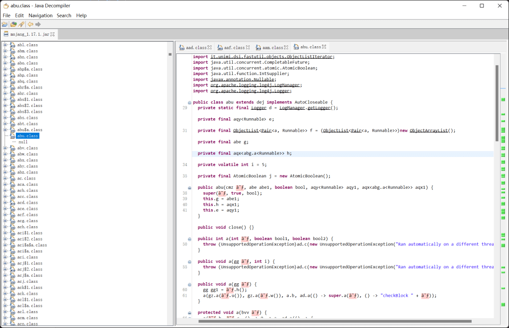 Recaf - 更好用的 Java Decompiler - Ghost_chu's Blog